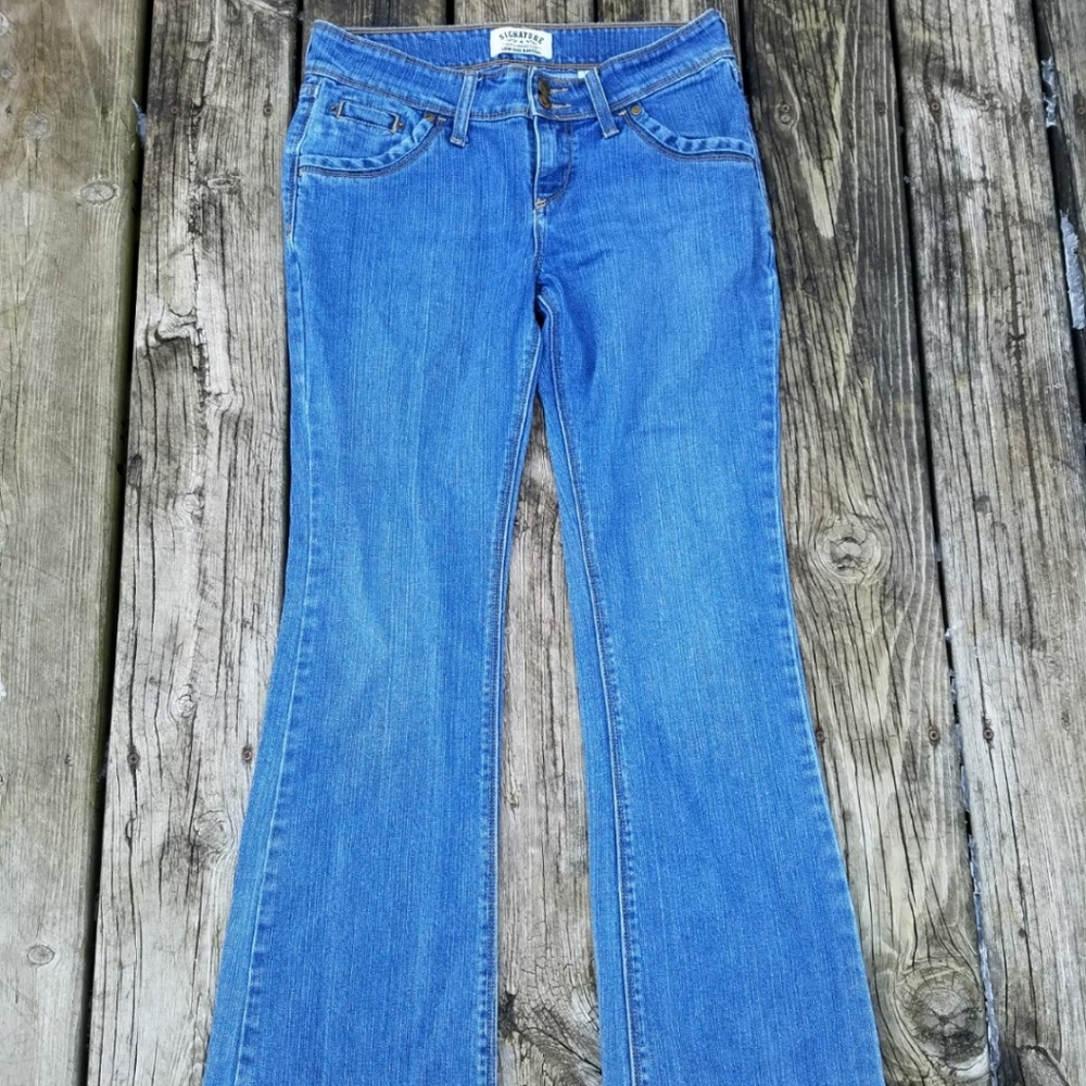 Women's Designer Levi's Blue Denim Boot Cut Jeans Siz… - Gem
